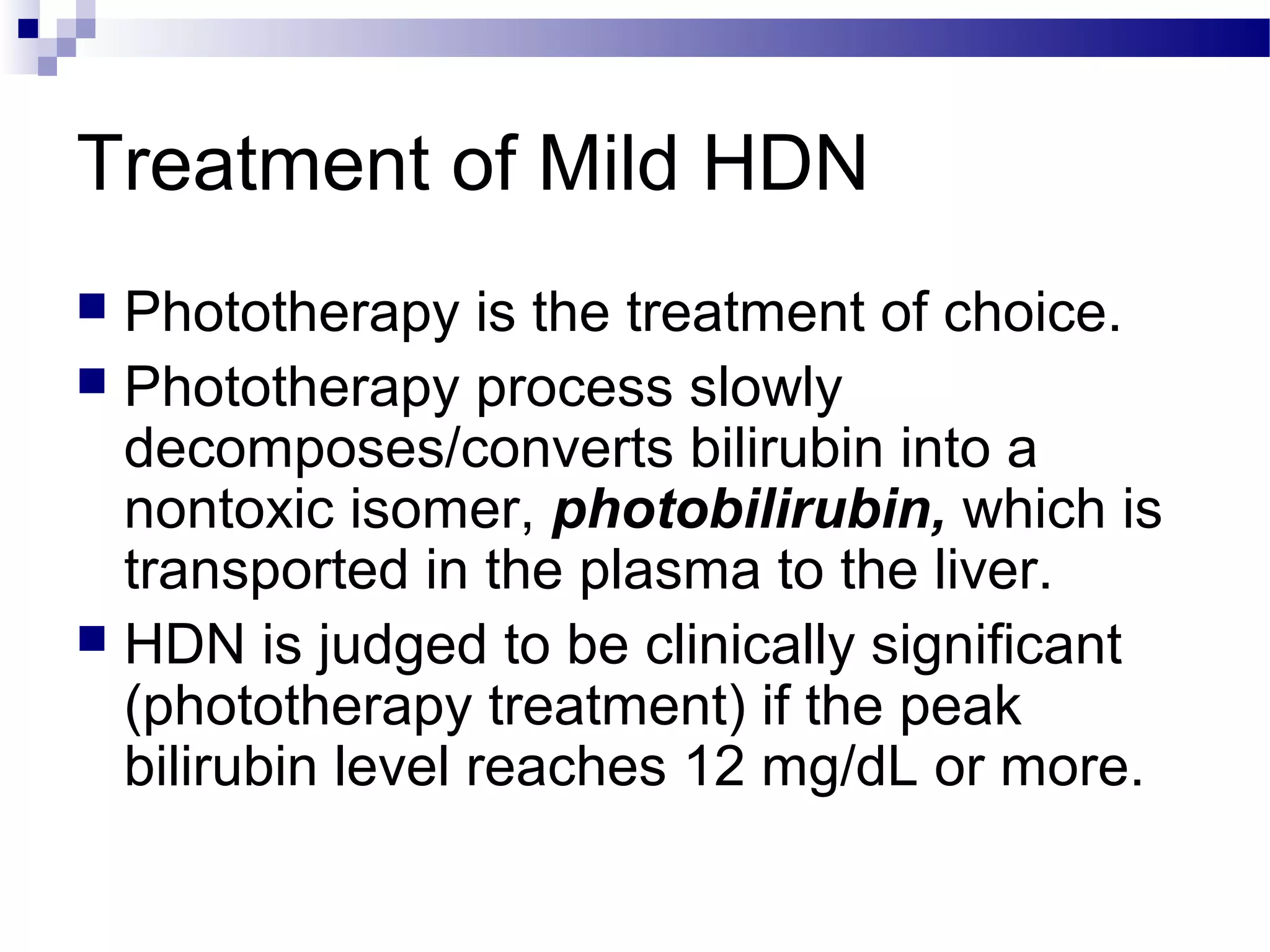 Hemolytic disease of the newborn. Diagnosis & Treatment | PPT