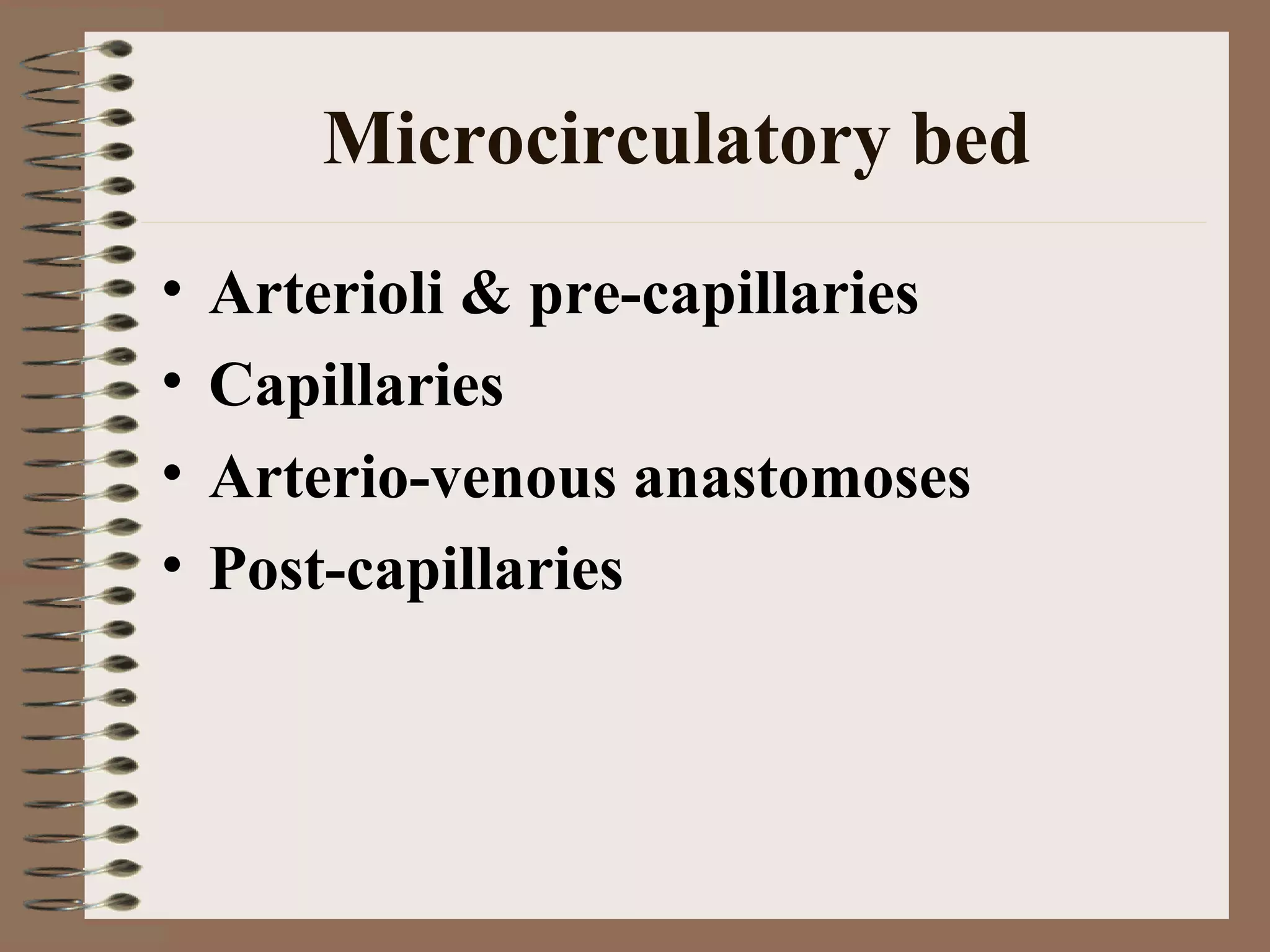 Micro circulation. Venous Blood Flow | PPT | Free Download