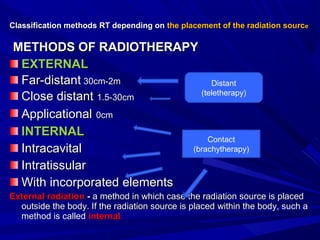 Principles & methods of Radiation Therapy | PPT