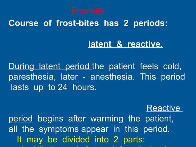 Cold Related Injuries. Hypothermia, Frostbite & Trench foot | PPT ...