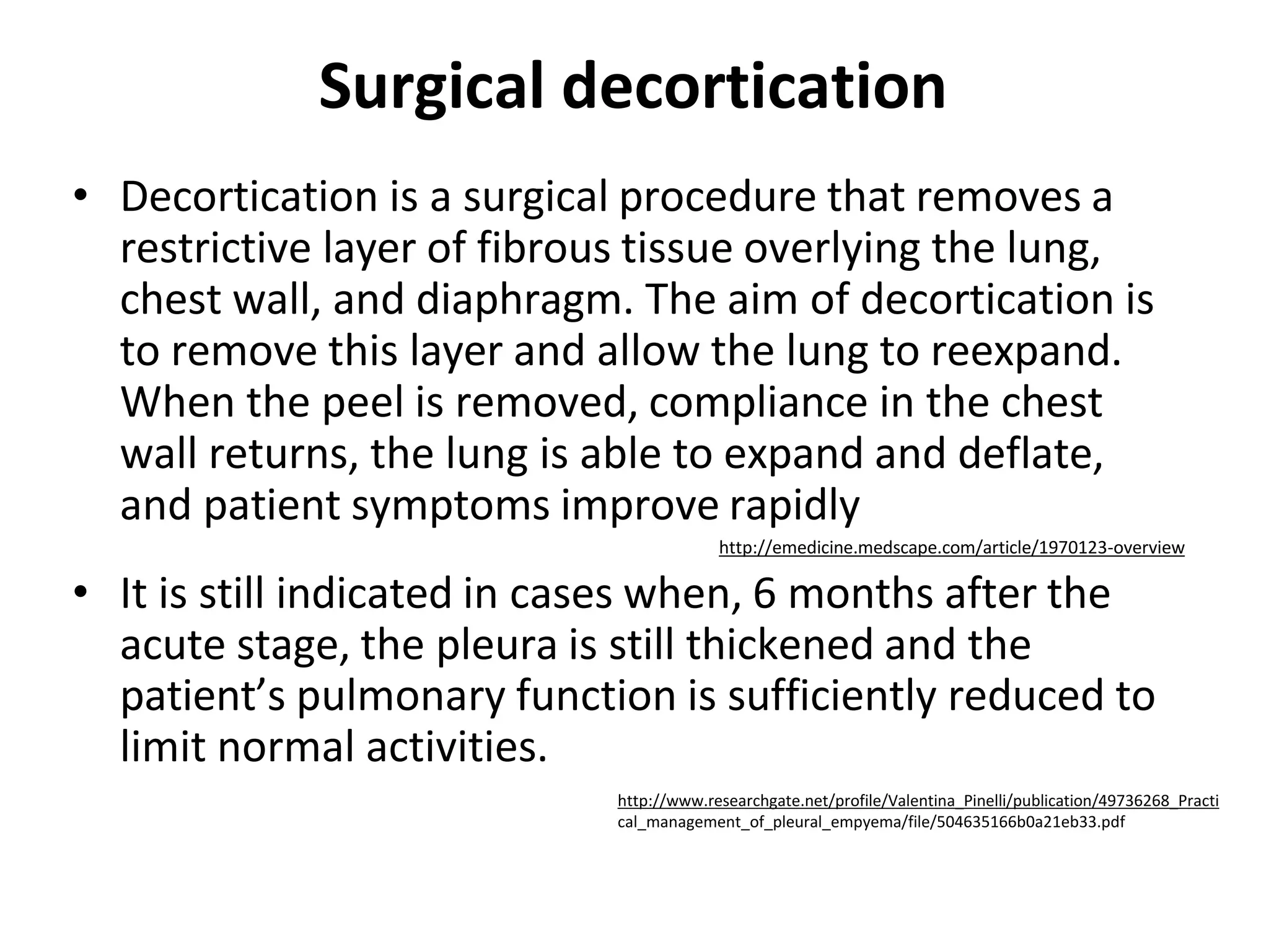 Pleural Emphysema | PPTX
