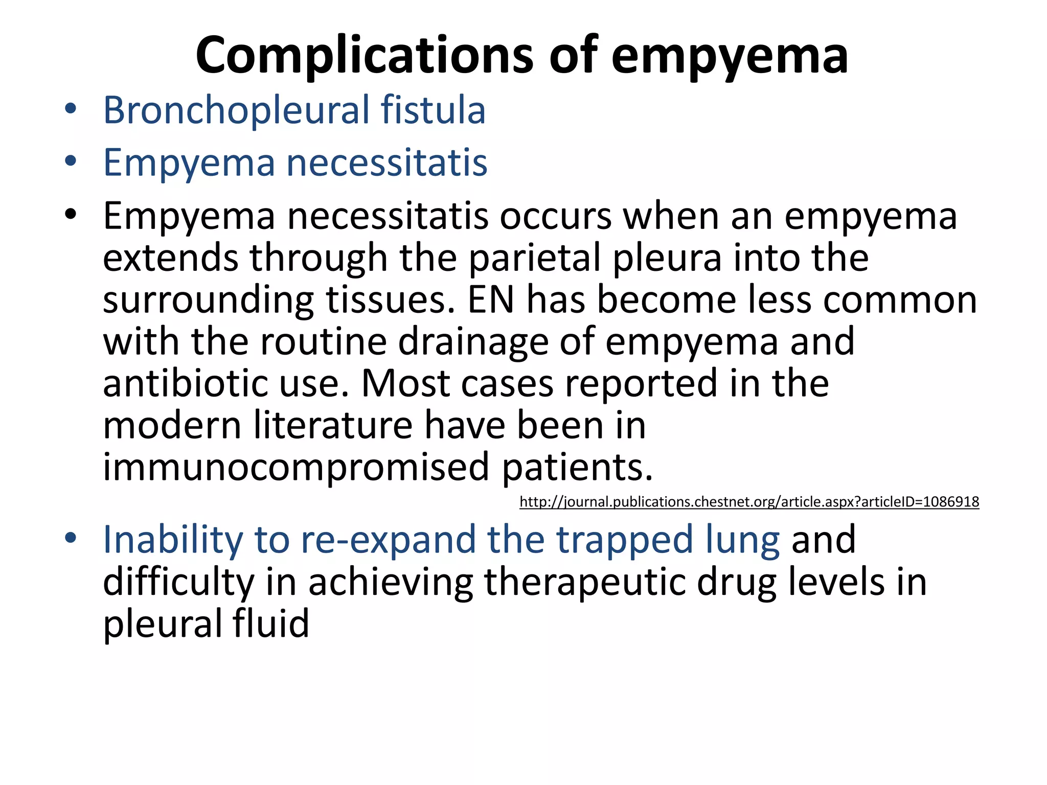 Pleural Emphysema | PPTX