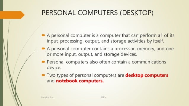 6. categories of computers