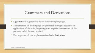 6. describing syntax and semantics | PPTX