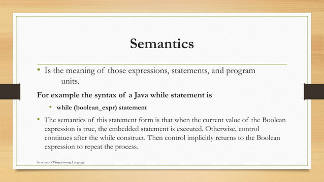 6. describing syntax and semantics | PPTX