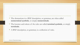6. describing syntax and semantics | PPTX