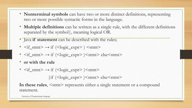 6. describing syntax and semantics | PPTX