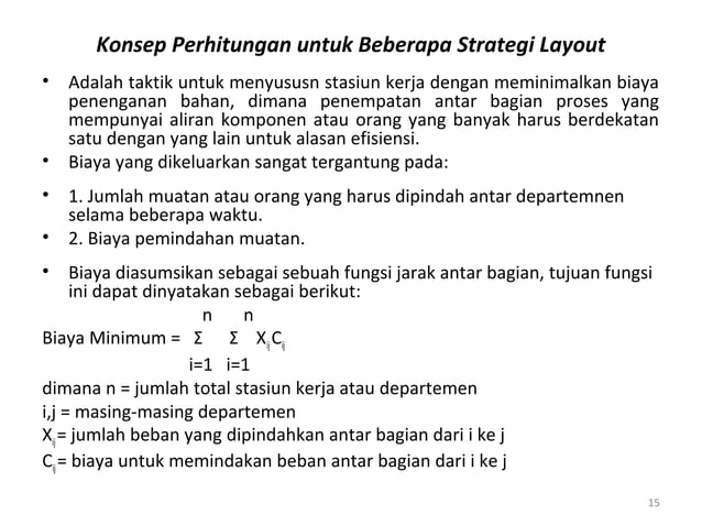 tipe strategi layout | PPT