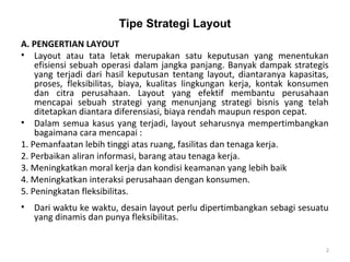 tipe strategi layout | PPT