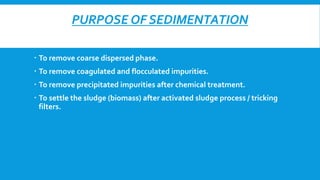 sedimentation and its types | PPTX