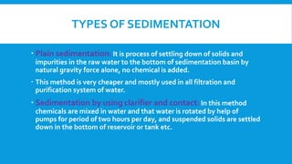 sedimentation and its types | PPTX