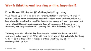 Essay writing & Research Workshop | PPT