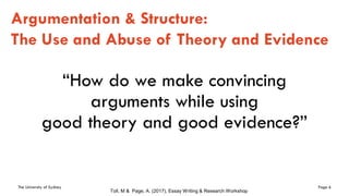 Essay writing & Research Workshop | PPT