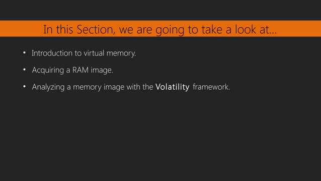 Introduction to memory forensics | ODP