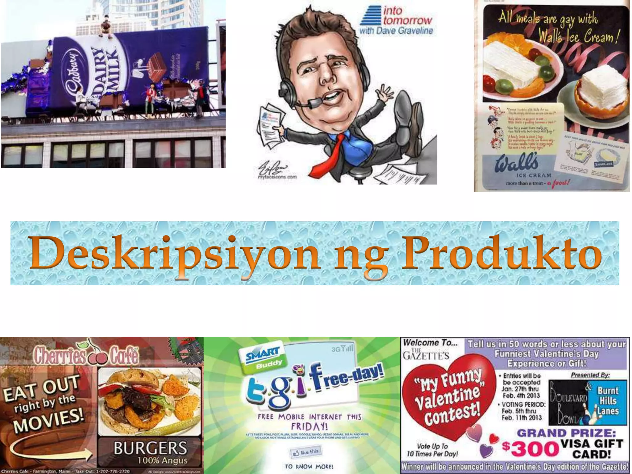 Deskripsiyon ng produkto | PPTX