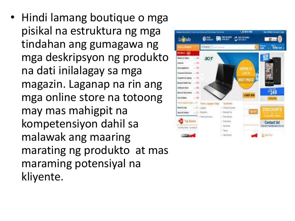 Deskripsiyon ng produkto
