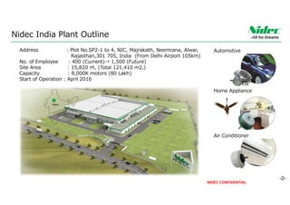 Presentation by Nidec | PPT