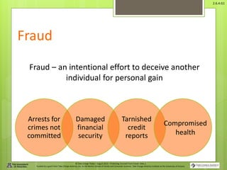 6.04 protecting yourself from fraud | PPTX