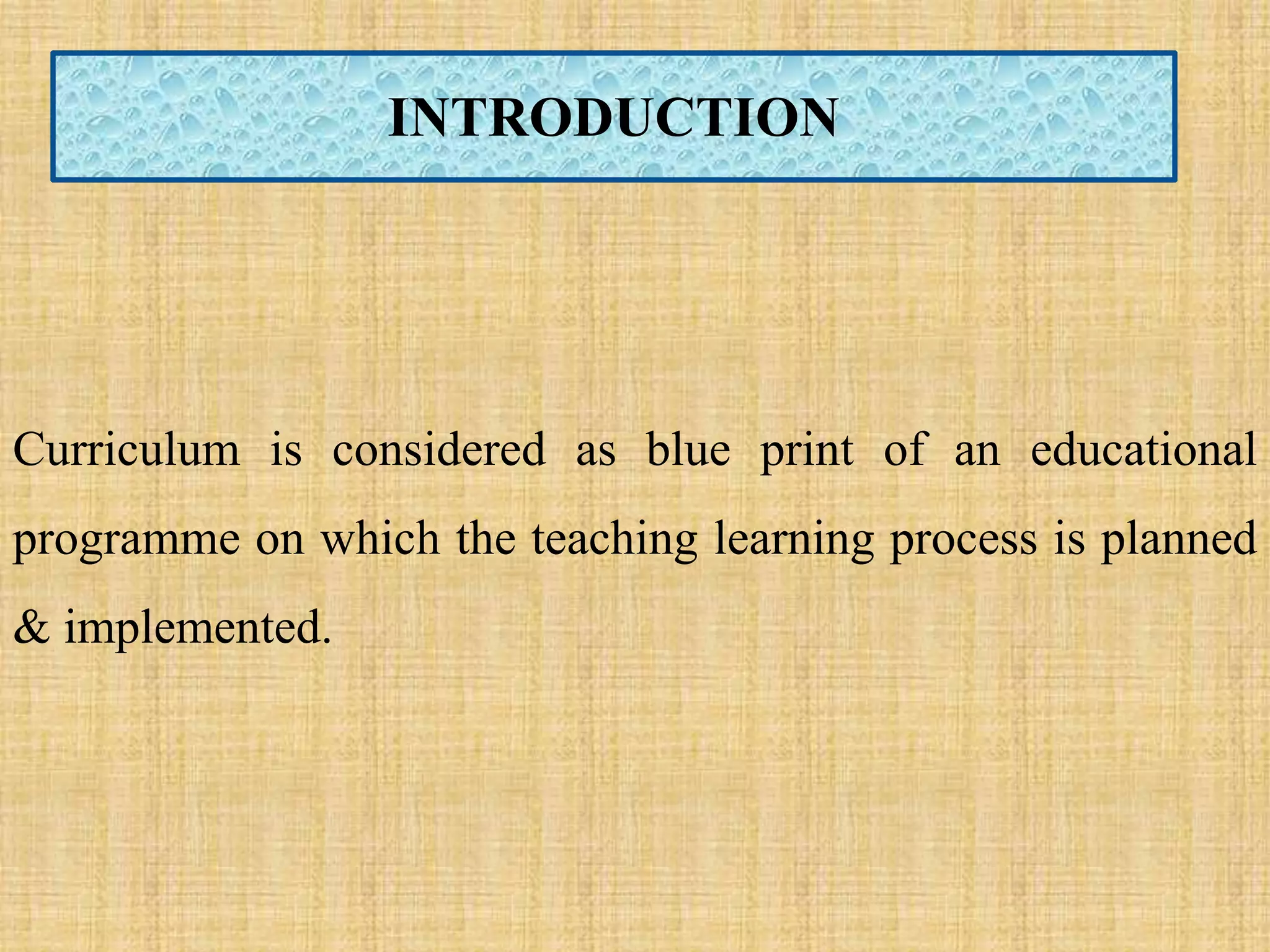 role of students in curriculum | PPTX