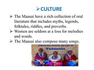 6. maasai tribes ppt | PPTX