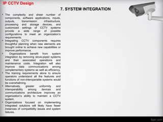 6.0 IP CCTV video integration | PPT
