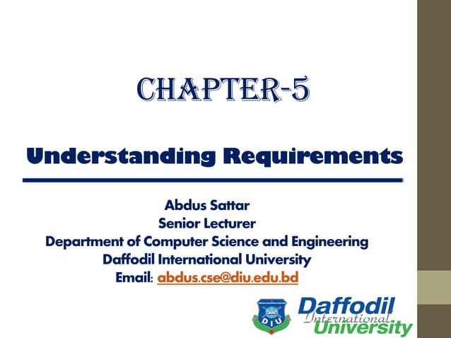 6. ch 5-understanding requirements | PDF | Technology & Computing