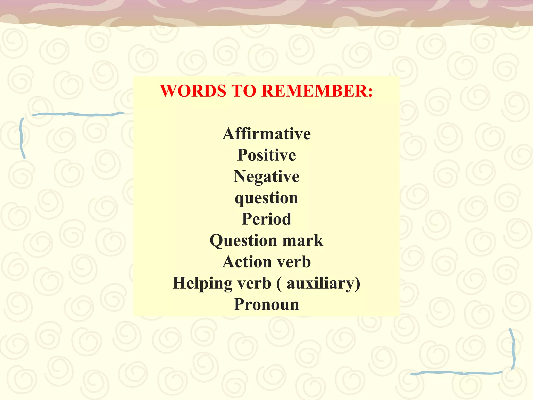 Action Verbs ( Present) | PPT
