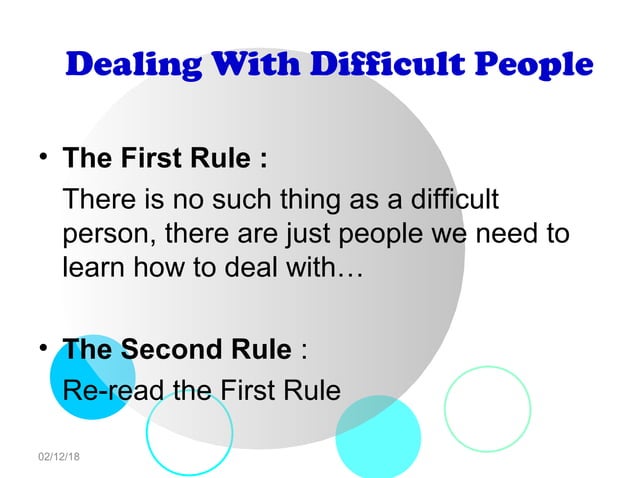 Dealing with Difficult People_Materi Training "The Power of LEADERSHIP" | PPT | Religion ...