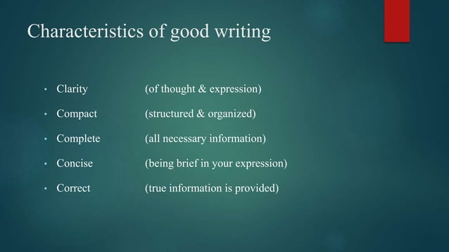 principles of effective writing | PPTX