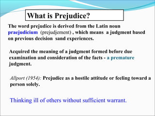 Prejudice | PPT