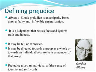 Prejudices Definition
