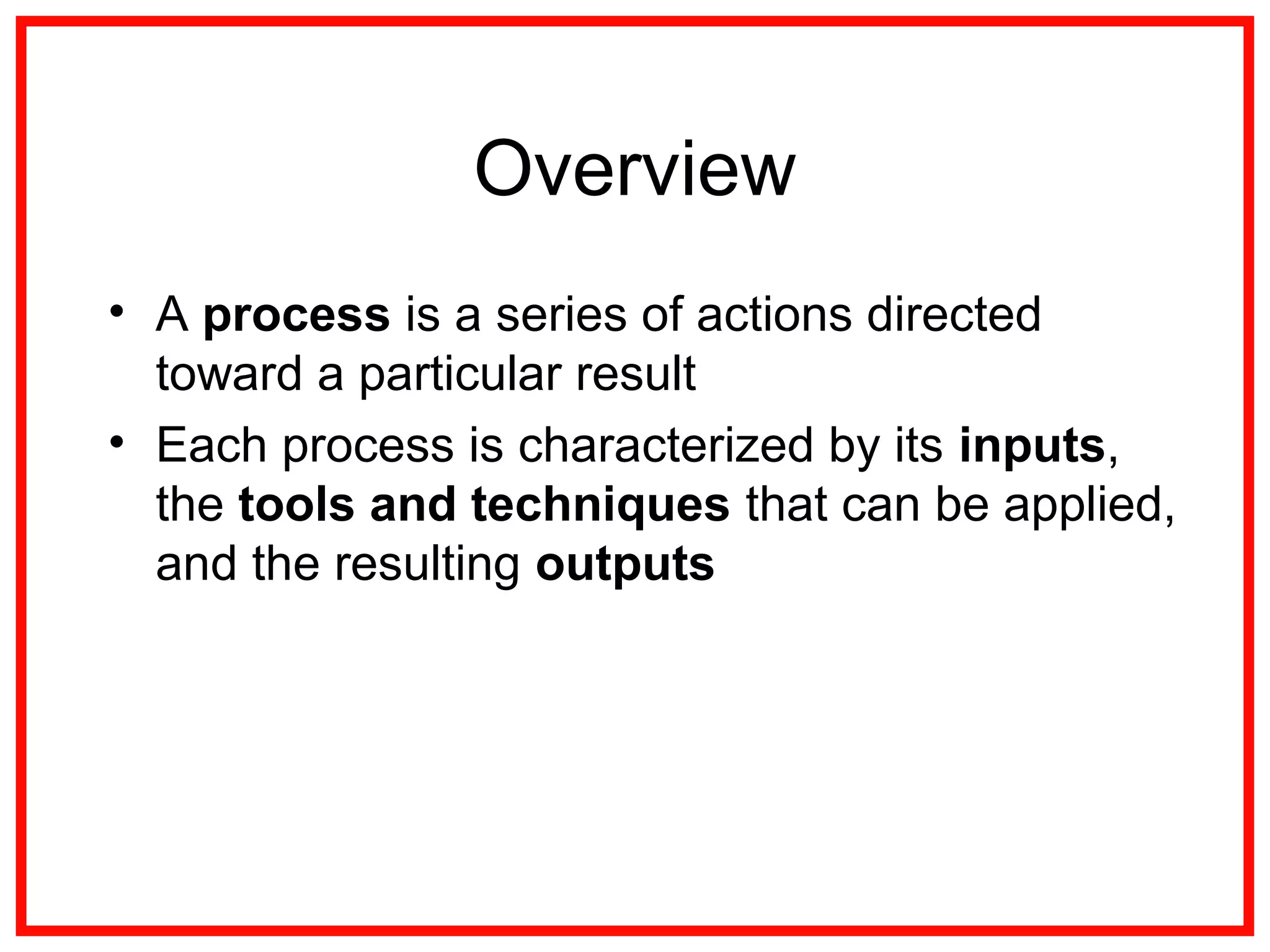06. Project Management Process Groups | PPT