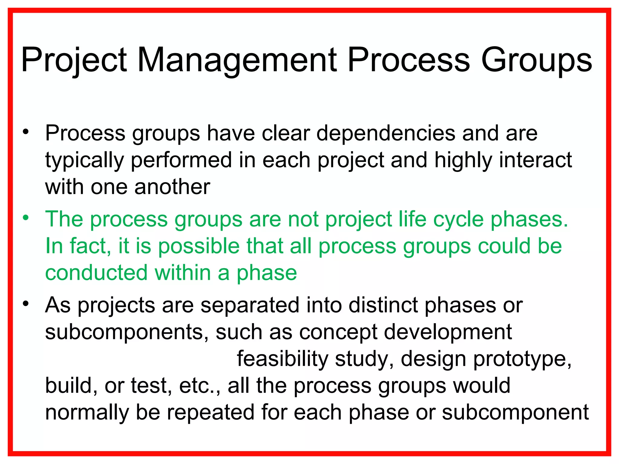 06. Project Management Process Groups | PPT