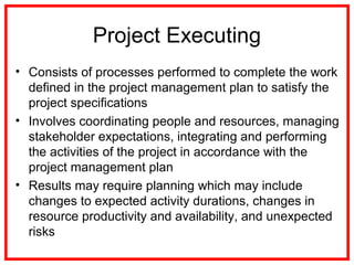 06. Project Management Process Groups | PPT
