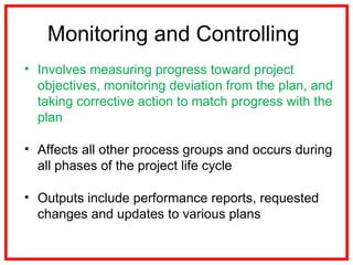 06. Project Management Process Groups | PPT