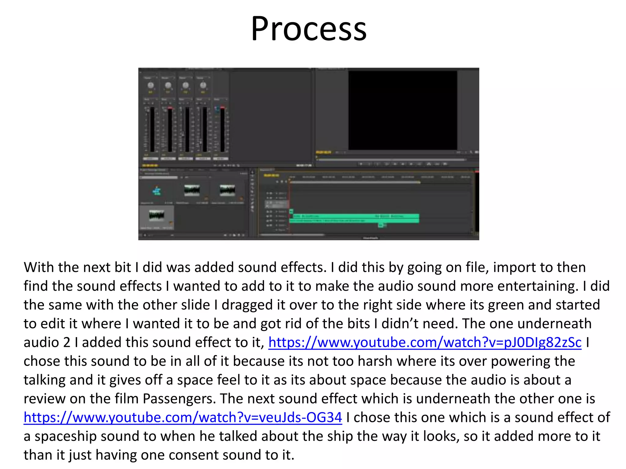 Production Reflection | PPTX | Digital Audio | Computer Software and Applications