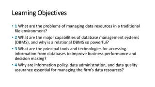 Foundations of business intelligence databases and information ...