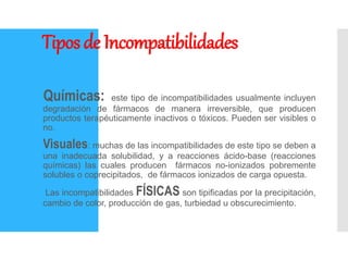 6.incompatibilidad soluciones generalidades de la terapia 2 ...