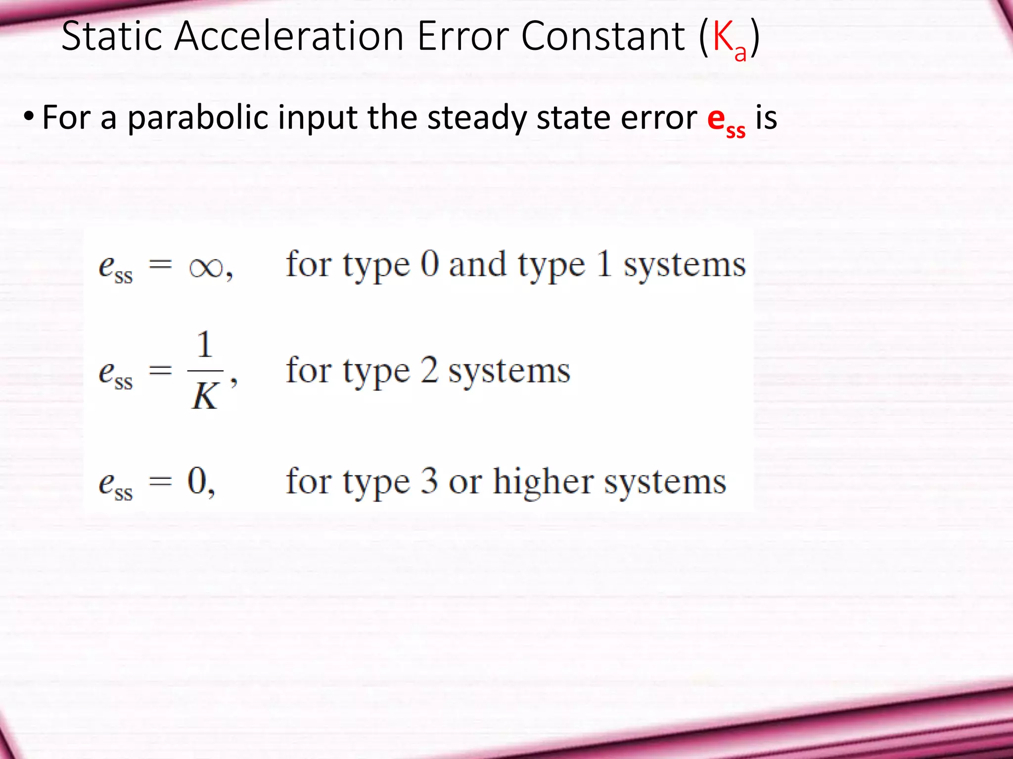 6. steady state error | PDF
