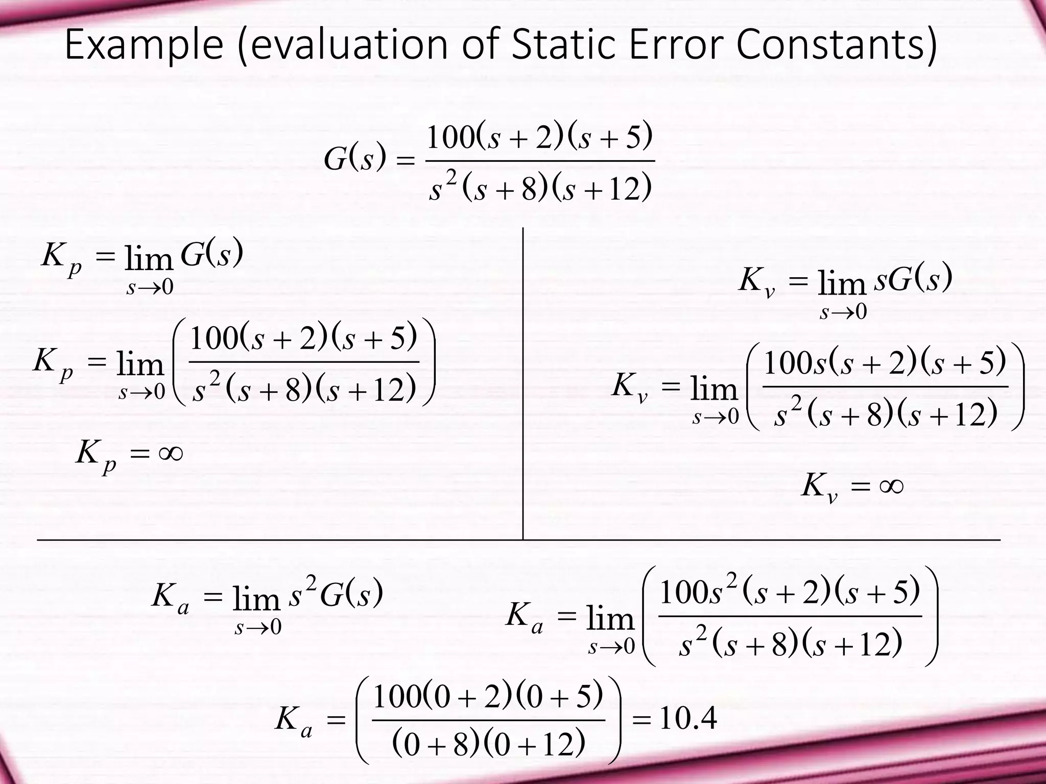 6. steady state error | PDF