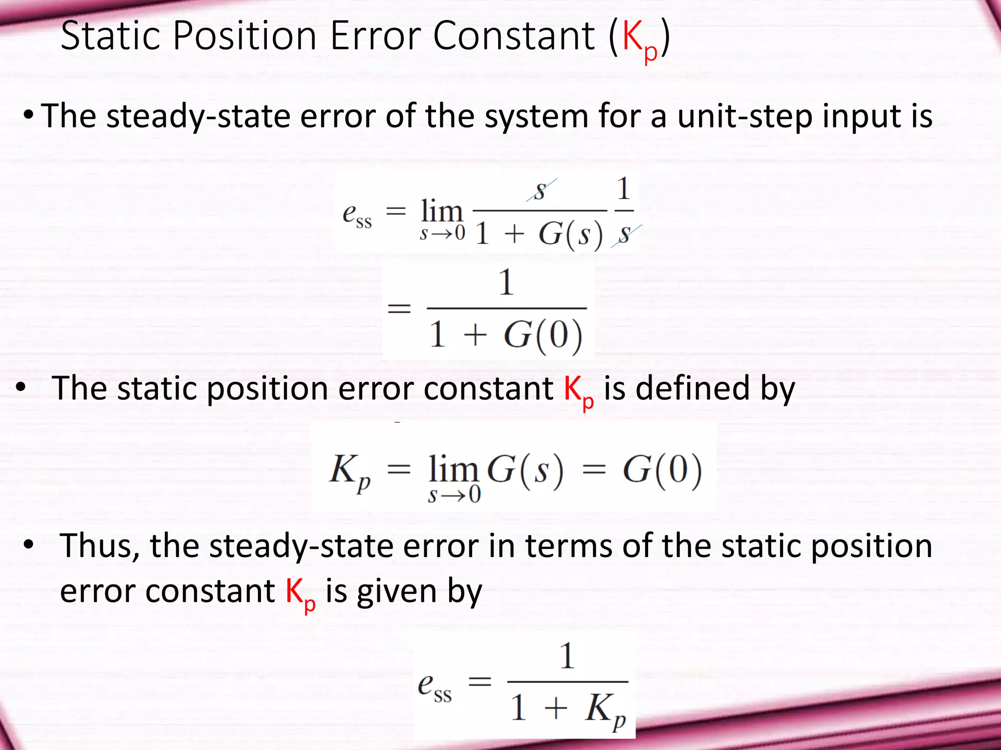6. steady state error | PDF