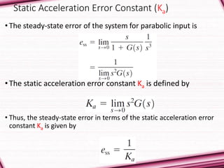 6. steady state error | PDF