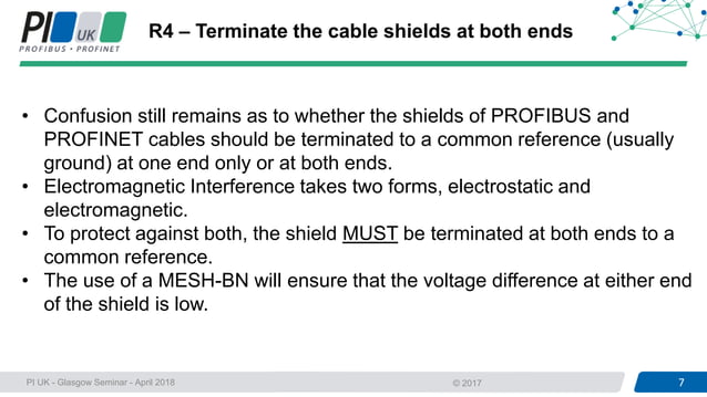 6. functional bonding and shielding of profibus and profinet peter ...