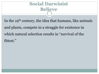 Social Darwinism | PPTX