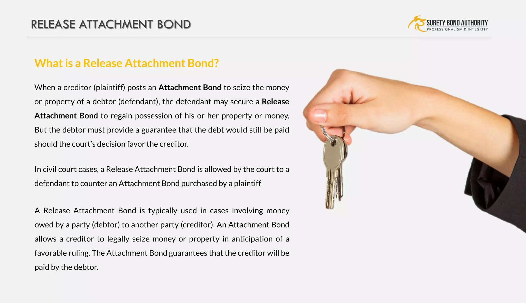 What is a Release Attachment Bond? | PDF