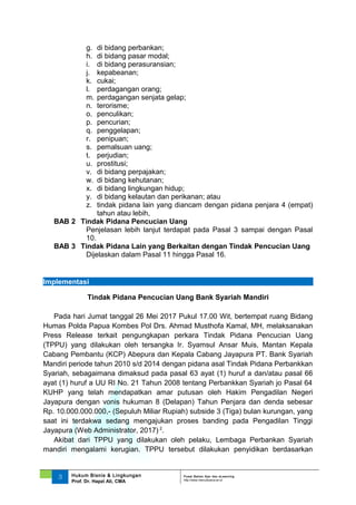 6. hbl, indah kayani, hapzi ali, tindak pidana pencucian uang, 2018 | DOC