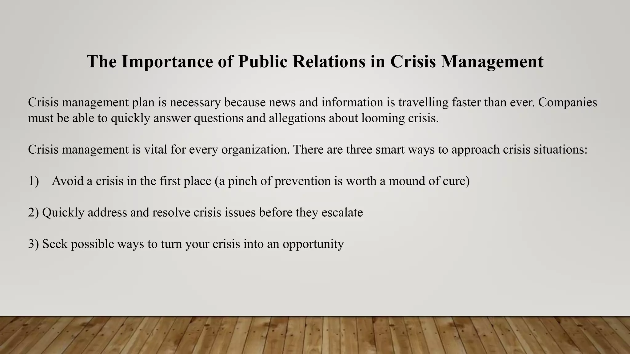6. slide share ppt on role of pr in crisis communication | PPT
