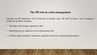6. slide share ppt on role of pr in crisis communication | PPT