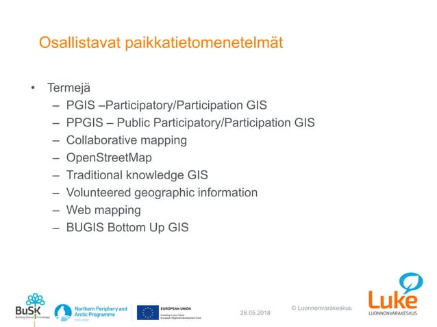 Osallistavat paikkatietomenetelmät maankäytön suunnittelussa - Ari ...