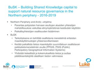 Osallistavat paikkatietomenetelmät maankäytön suunnittelussa - Ari ...